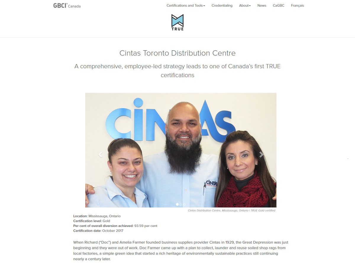 Case Study: Cintas Toronto Distribution Centre | Krystle Kung's Online ...